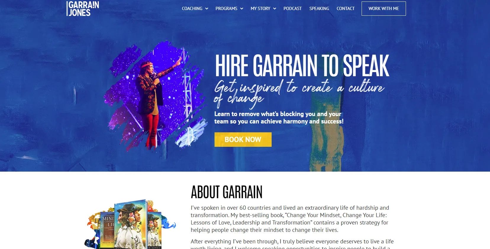 Speaking | Garrain Jones